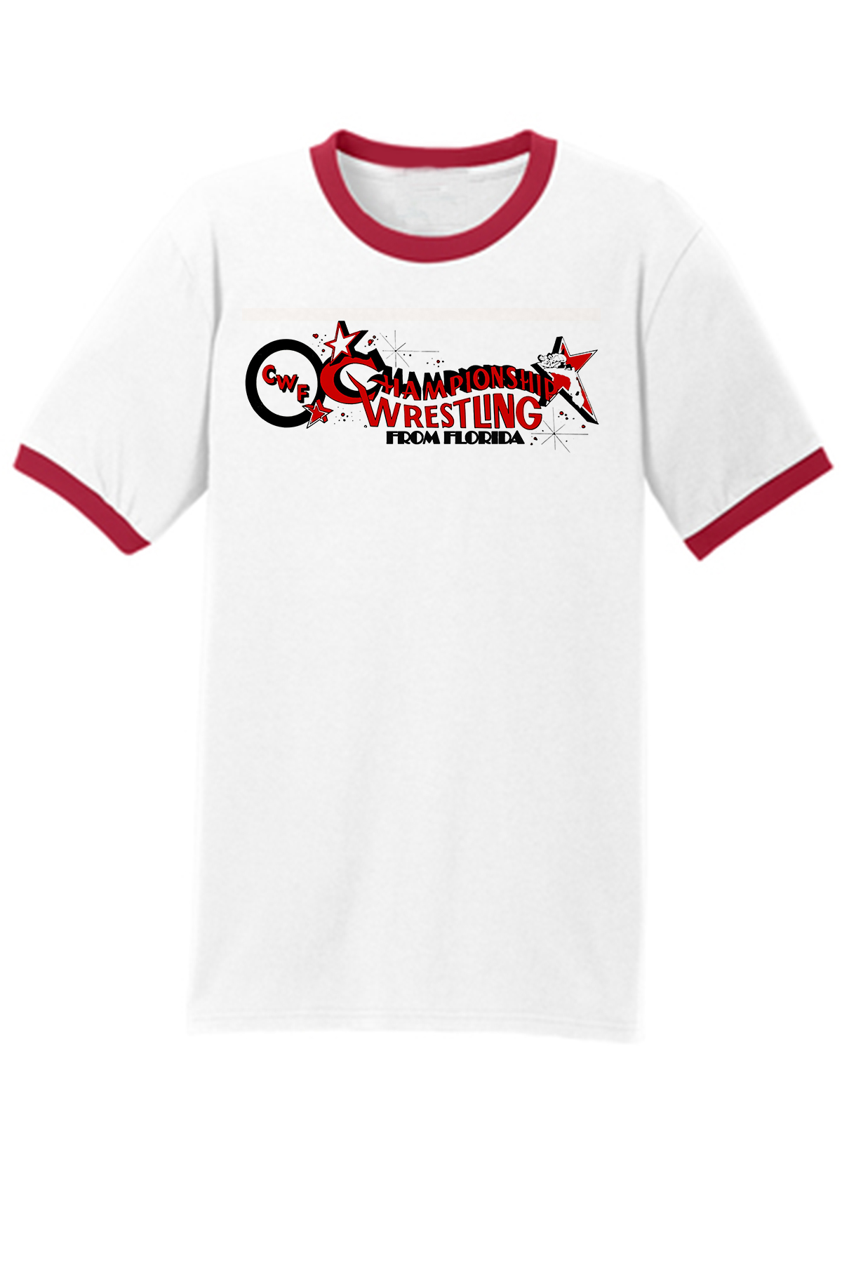 Championship Wrestling from Florida Ringer Tee – Territory Tees